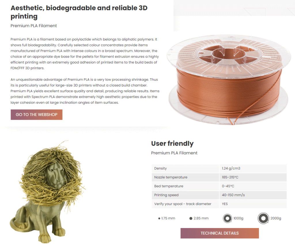 PLA Premium 1kg Pastel Turquoise - Spectrum Filaments - EVOLT - Loja ...