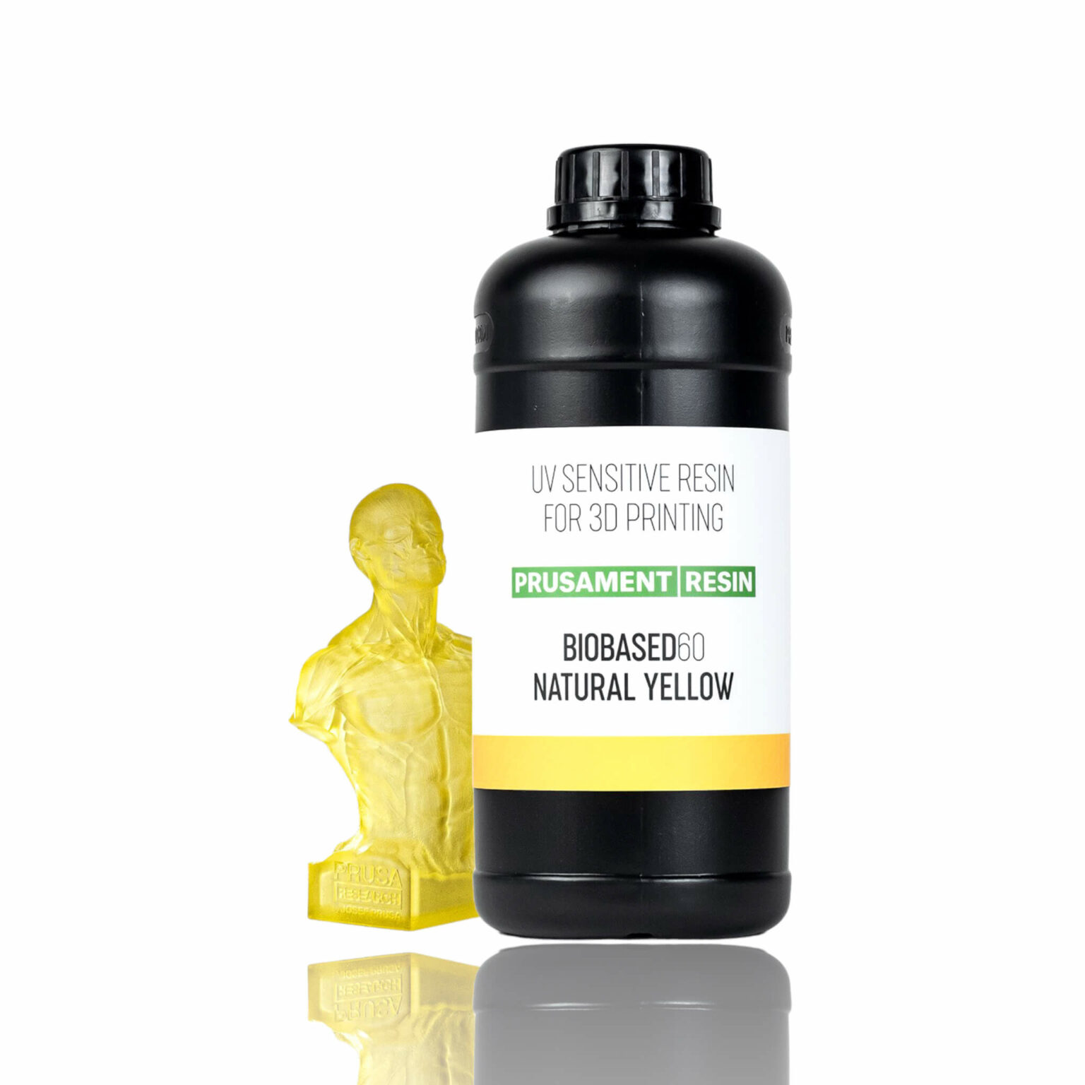 Prusament Resin 1kg BioBased60 Natural Yellow - Prusa Original