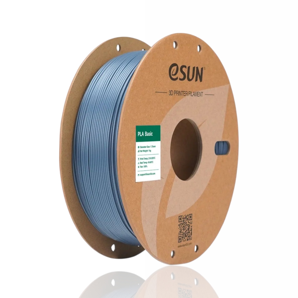 PLA Basic 1kg Grey - ESUN - EVOLT - Loja Online Portugal